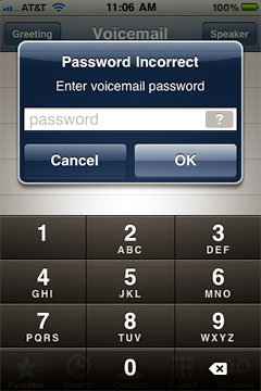 iPhone asks for unknown voicemail password | conrad chavez | blog