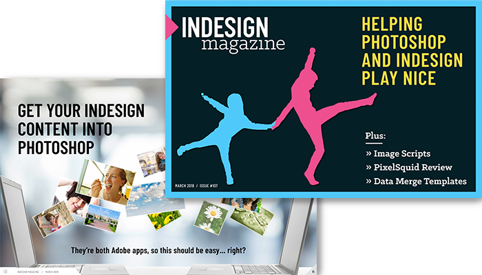 From InDesign to Photoshop: InDesign Magazine article | conrad chavez ...